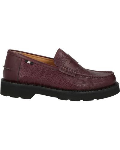 Brown Bally Slip-on shoes for Men | Lyst