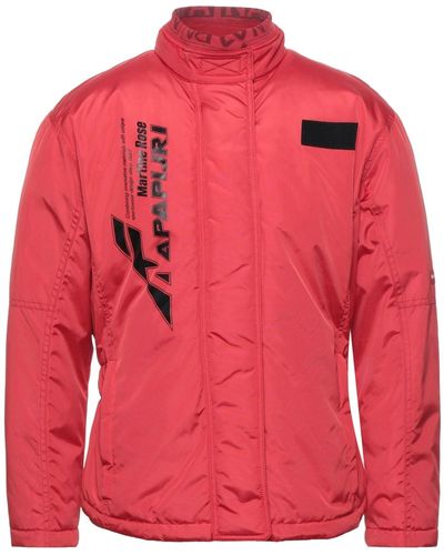 Red Napapijri Jackets for Men | Lyst