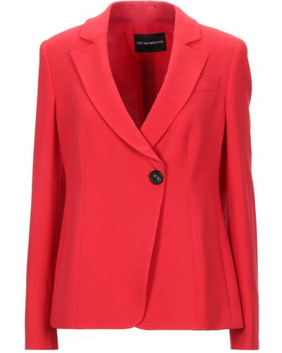 Red Emporio Armani Jackets for Women | Lyst
