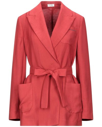 Red Brunello Cucinelli Jackets for Women | Lyst