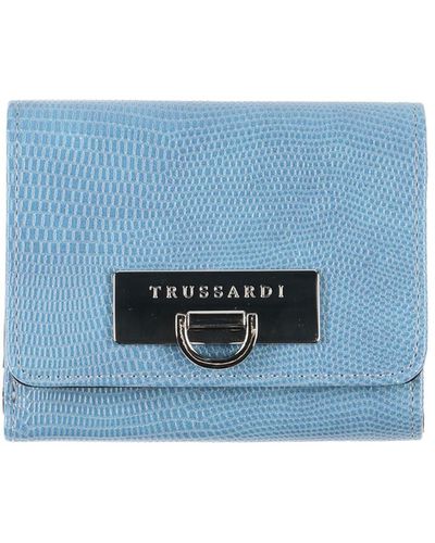 Blue Trussardi Wallets and cardholders for Men | Lyst