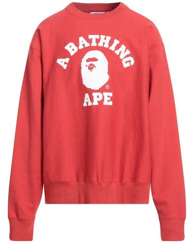 Red A Bathing Ape Activewear for Men | Lyst
