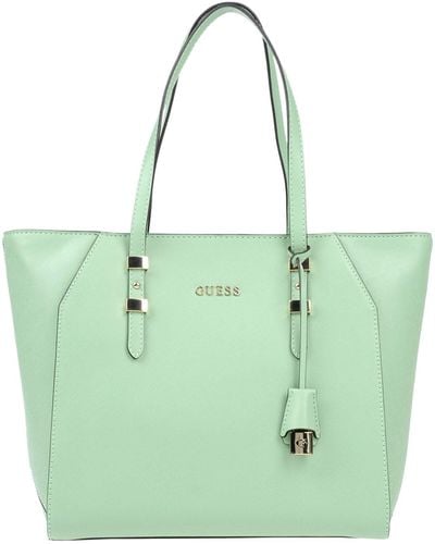 Green Guess Tote bags for Women | Lyst