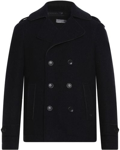 Black Daniele Alessandrini Coats for Men | Lyst