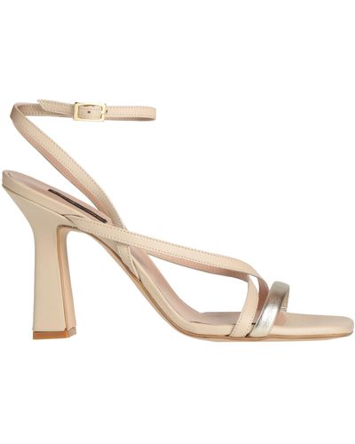 Natural Andrea Pinto Heels for Women | Lyst