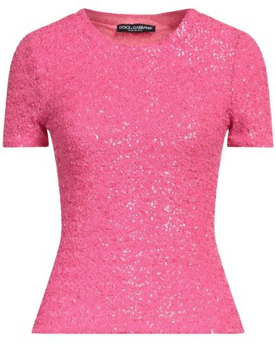 Pink Dolce & Gabbana Tops for Women | Lyst