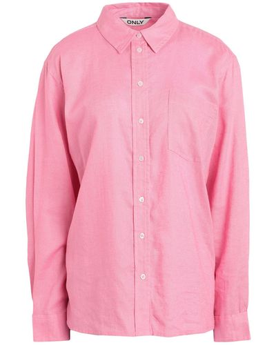 Pink ONLY Tops for Women | Lyst