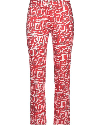Red MeMe London Pants for Women | Lyst