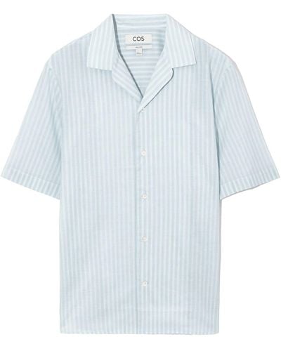 Blue COS Shirts for Men | Lyst