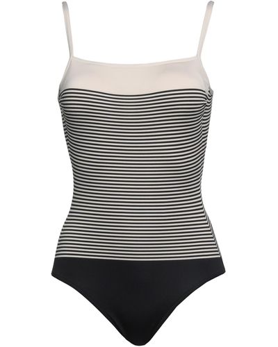 Gray One-piece swimsuits and bathing suits for Women | Lyst