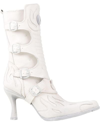 White New Rock Boots for Women | Lyst