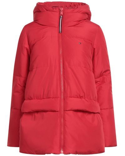 Red Tommy Hilfiger Jackets for Women | Lyst