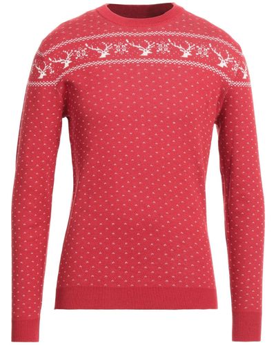 Red Jack & Jones Sweaters and knitwear for Men | Lyst
