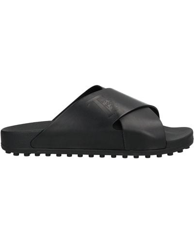 Black Tod's Sandals, slides and flip flops for Men | Lyst