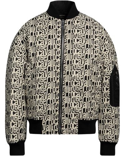 Black Roberto Cavalli Jackets for Men | Lyst