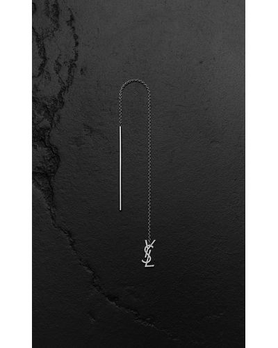 Black Saint Laurent Earrings and ear cuffs for Women | Lyst