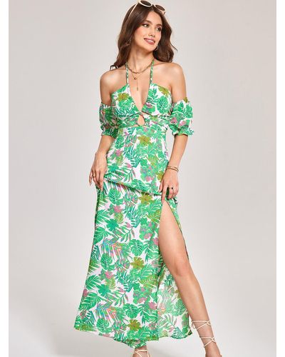 Criss Cross Halter Dresses for Women - Up to 75% off | Lyst