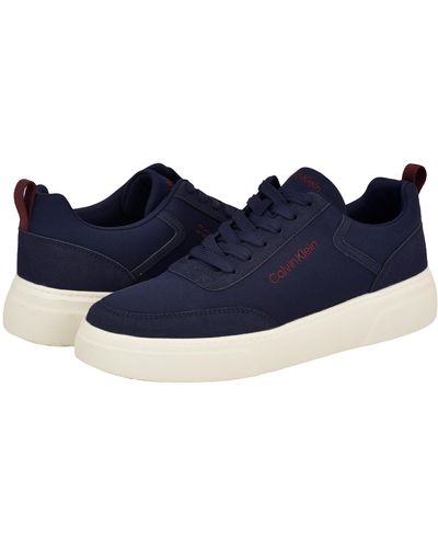Blue Calvin Klein Sneakers for Men | Lyst