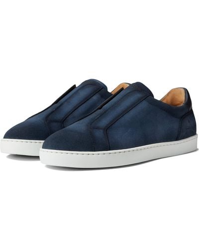 Blue Magnanni Slip-on shoes for Men | Lyst