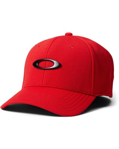 Red Oakley Hats for Men | Lyst