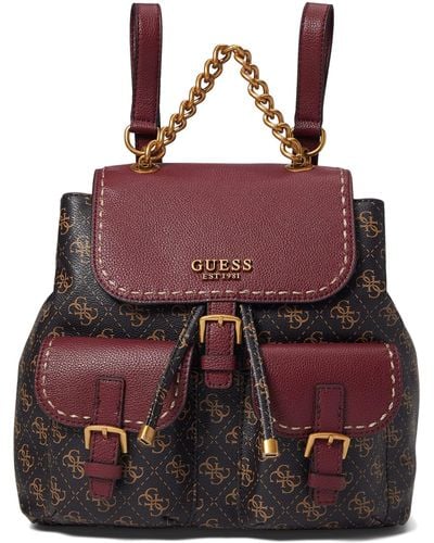 Red Guess Backpacks for Women | Lyst