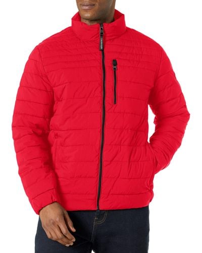 Red Calvin Klein Jackets for Men | Lyst