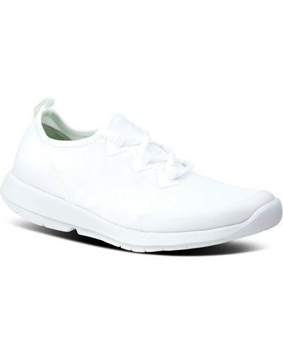 White OOFOS Sneakers for Women | Lyst