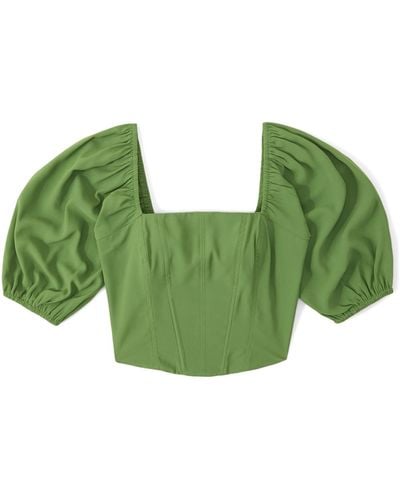 Green Abercrombie & Fitch Clothing for Women | Lyst