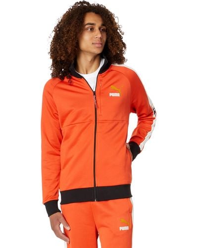 Orange PUMA Jackets for Men | Lyst