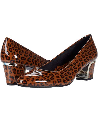 Brown Soft Style Heels for Women | Lyst