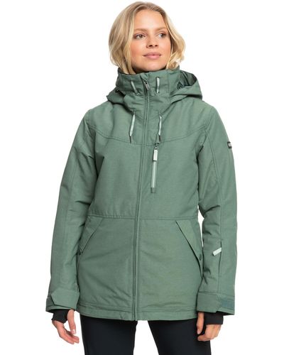 Green Roxy Jackets for Women | Lyst