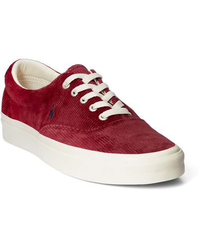 Red Polo Ralph Lauren Shoes for Men | Lyst