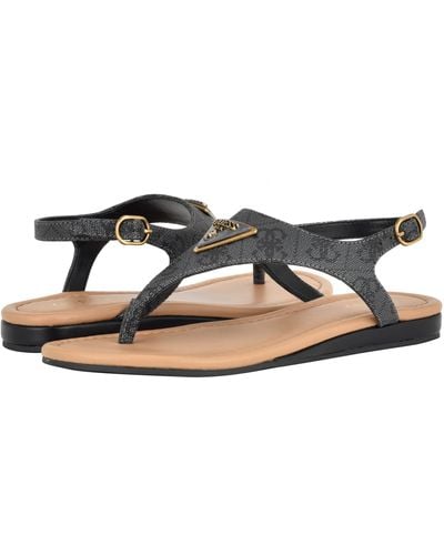 Guess Flat sandals for Women | Online Sale up to 84% off | Lyst
