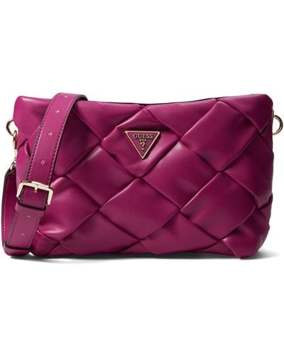 Purple Guess Shoulder bags for Women | Lyst