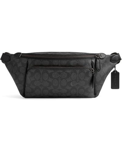 Black COACH Belt Bags and Fanny Packs for Men | Lyst