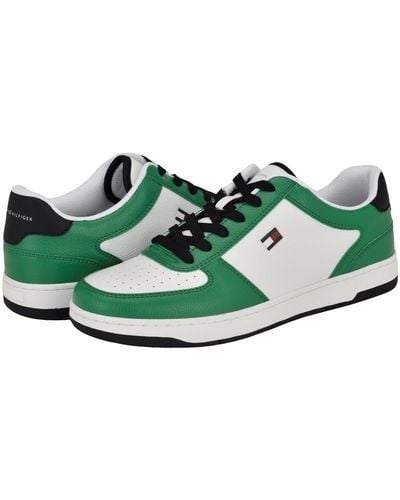 Green Tommy Hilfiger Sneakers for Men | Lyst
