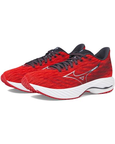 Red Mizuno Sneakers for Men | Lyst