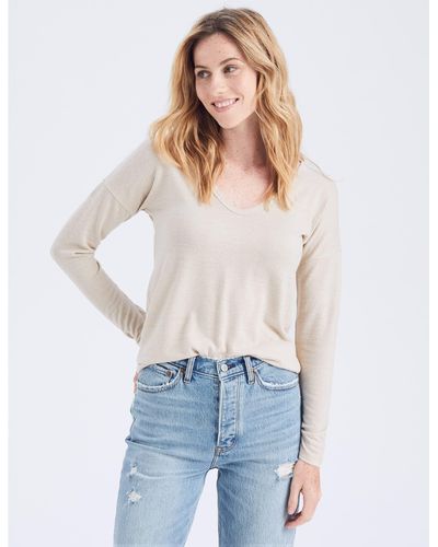 Natural Abercrombie & Fitch Tops for Women | Lyst