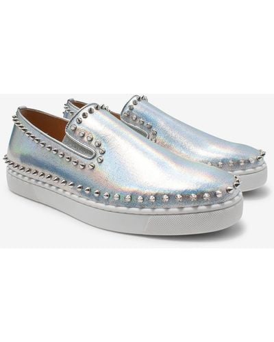 Metallic Christian Louboutin Sneakers for Men | Lyst