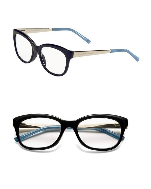 Kate Spade 49mm Rebecca Reading Glasses In Black Lyst