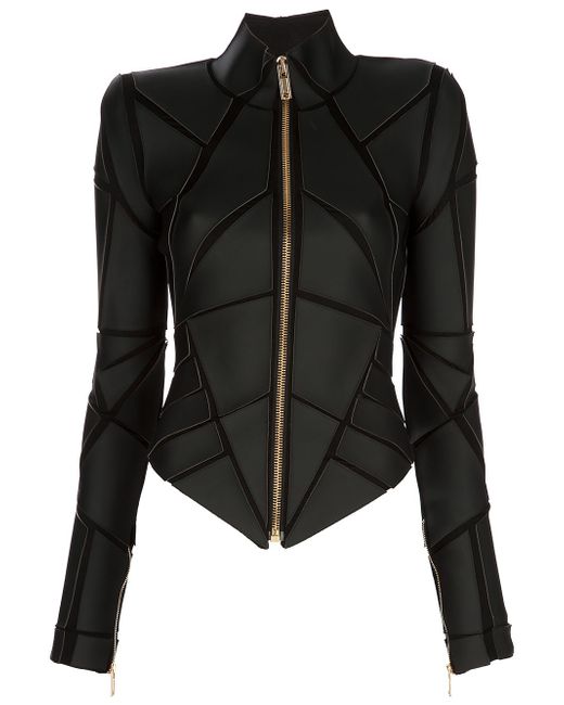 Gareth Pugh Geometric Panelled Jacket in Black | Lyst UK Gareth Pugh Geometric Panelled Jacket in Black | Lyst UK
