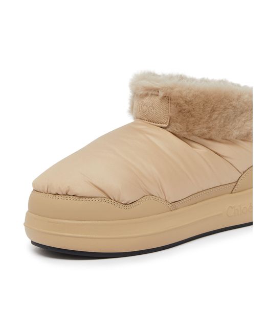 Chloé Polar Flats in Natural | Lyst