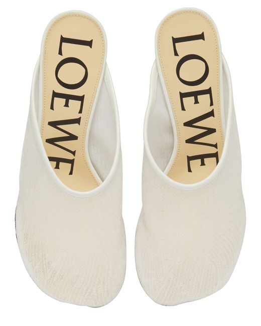 Loewe Toy Mule 45 Paillettes in White | Lyst