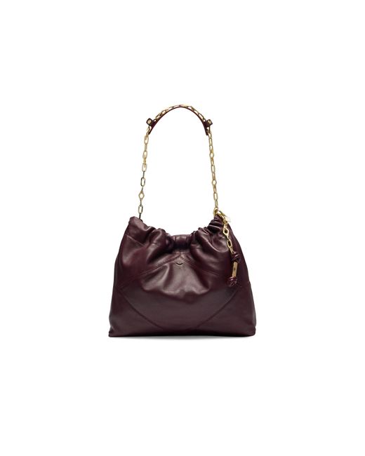 Ba&sh Bag M Nappa June Tote in Brown | Lyst