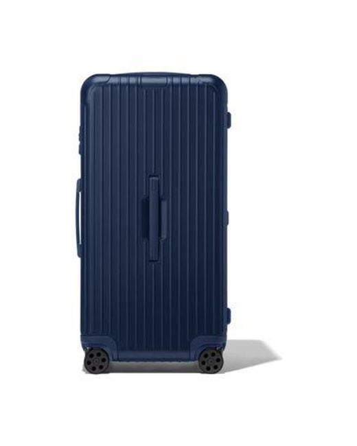 RIMOWA Essential Trunk Plus Luggage in Blue for Men | Lyst