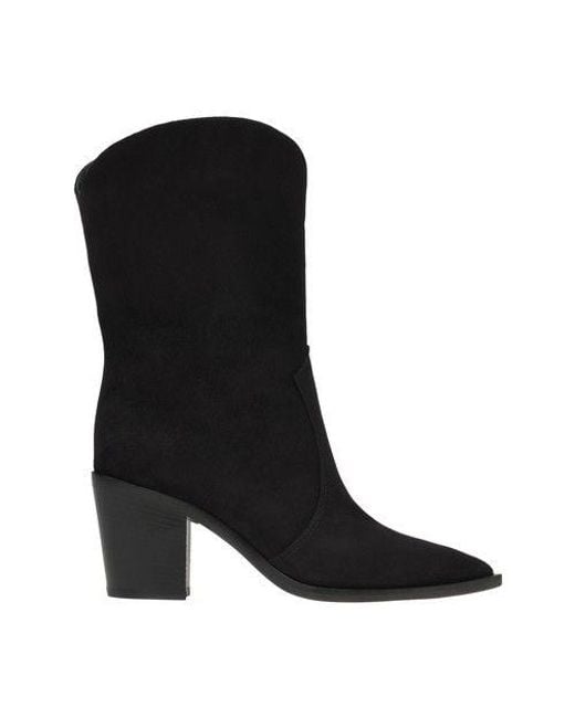 Gianvito Rossi Leather Denver Boots in Black | Lyst
