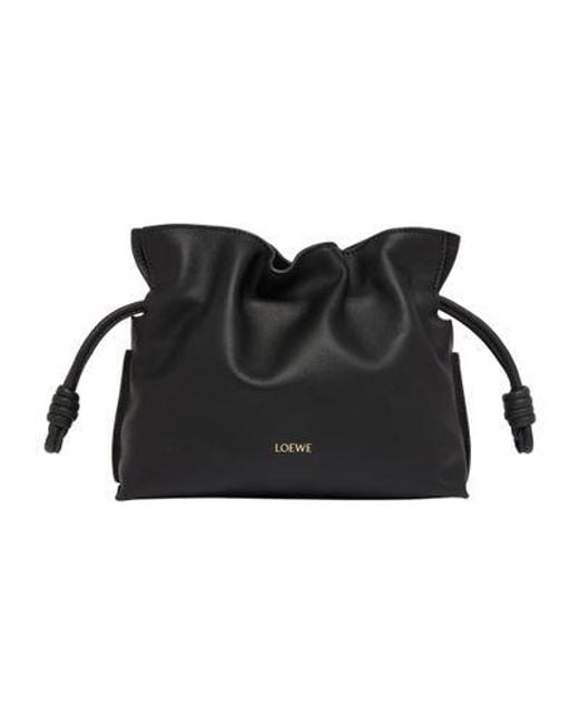 Loewe Mini Flamenco Clutch in Black | Lyst