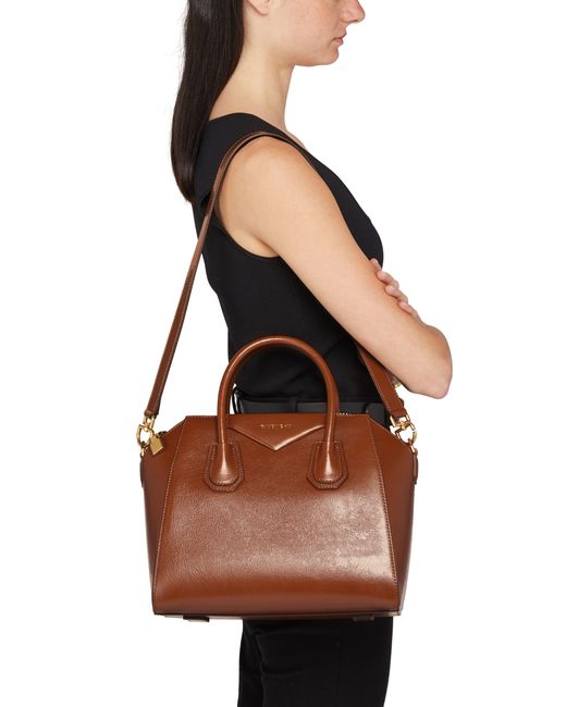 Givenchy Small Antigona Bag in Brown | Lyst