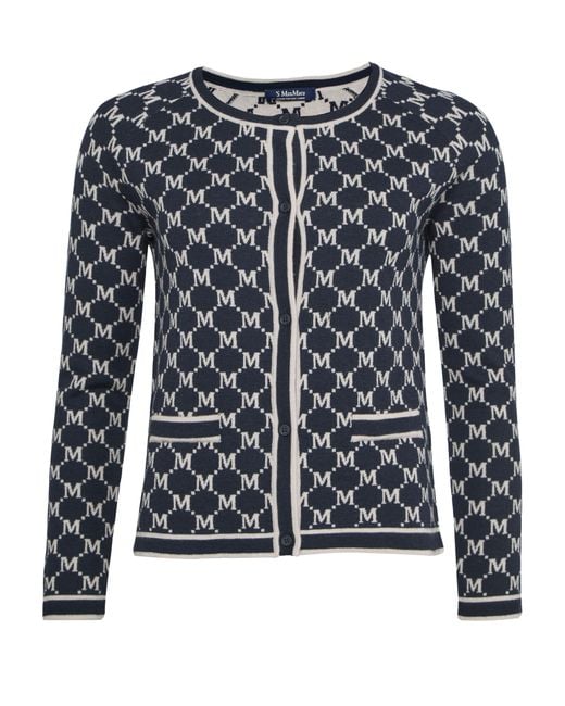 Max Mara Tivoli Cardigan in Black | Lyst