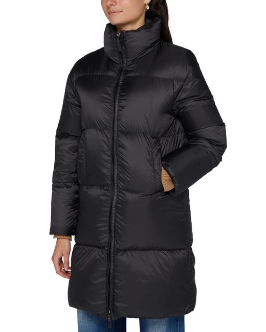 Max Mara Reversible Quilted Puffer Jacket in Black | Lyst